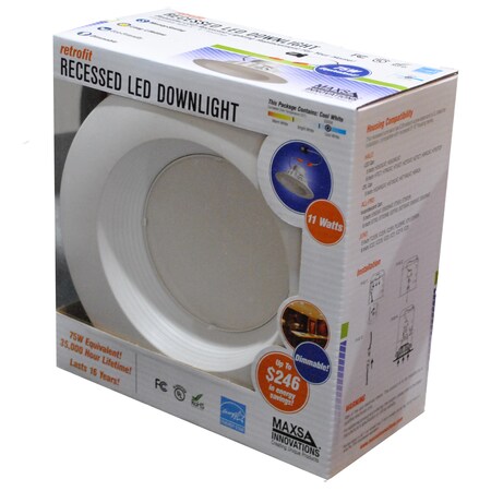 Maxsa Innovations Retrofit 5"-6" LED Dwnlght for recessed lighting ...