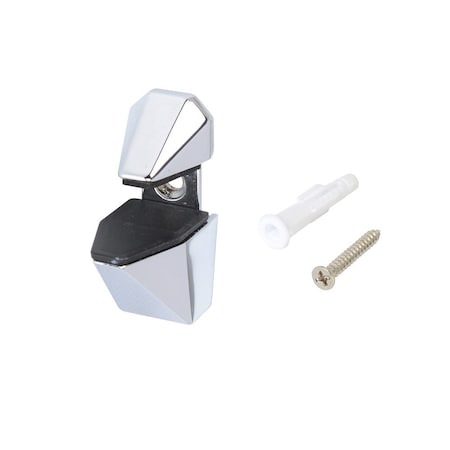 Richelieu 1 Pair, Triangular Wall Mount Shelf Support for Glass Shelves ...