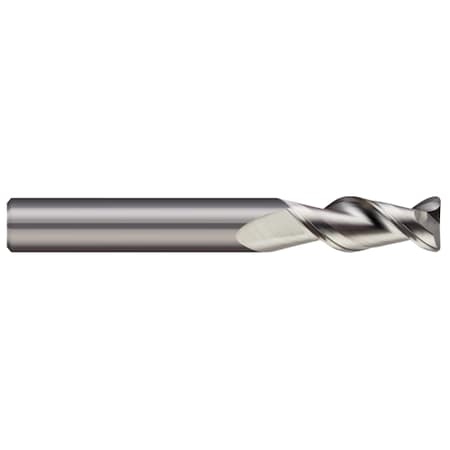 Micro 100 End Mill, 3 Flute, Corner Radius, 0.5000" (1/2) Cutter dia ...