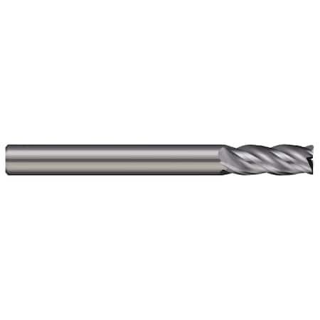 Micro 100 End Mill, 4 Flute, Corner Radius, 0.5000" (1/2) Cutter dia ...