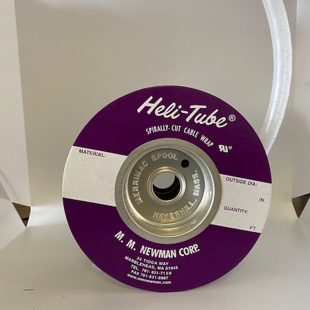 Heli-Tube Forward Cut Cable Sleeve, 0.376 in Inside Dia., 3/8 into 4 in ...