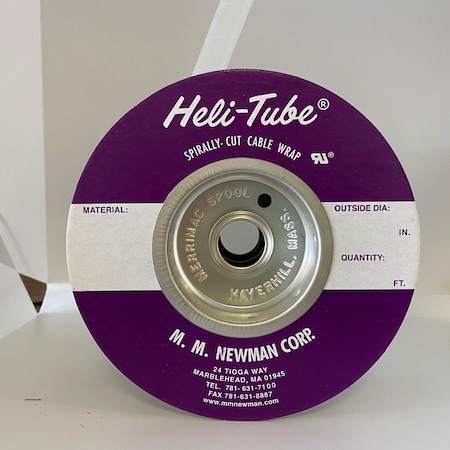 Heli-Tube Forward Cut Cable Sleeve, 0.62 in Inside Dia., 3/4 in to 5 in ...