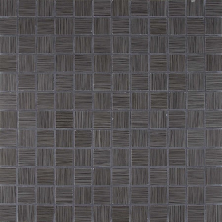 Msi Focus Graphite 12 In. X 12 In. X 10 Mm Matte Porcelain Mesh-Mounted ...