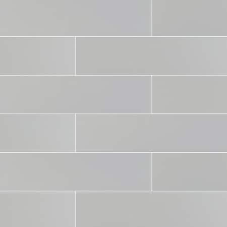 Msi Gray Glossy SAMPLE Glazed Ceramic Wall Tile ZOR-PT-0152-SAM | Zoro