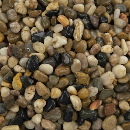 Msi Mixed Polished 0.5 Cu. Ft . 1 Cm To 2 Cm Pebbles 40 Lb. Bag, 55PK ...