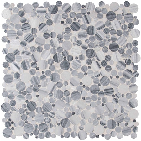 Msi Alaska Gray River Stone 12 In. X 12 In. X 10 Mm Polished Marble ...