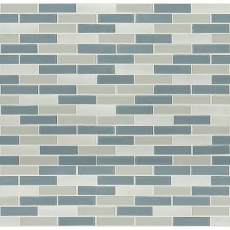 Msi Colosseo Azul 12 In. X 12 In. X 4 Mm Textured Stone Glass Mesh ...