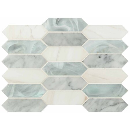 Msi Cienega Springs SAMPLE Textured Picket Multi-Surface Mesh-Mounted ...