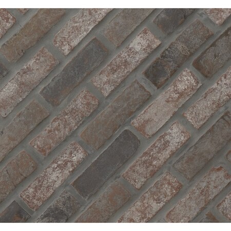 Msi BrickStaks Noble Red Clay Brick SAMPLE Mosaic Sheet Wall Tile ZOR ...