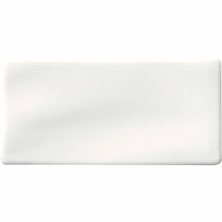 Ackland Sample Celeste Blanc Handcrafted Subway Glossy Ceramic Wall ...