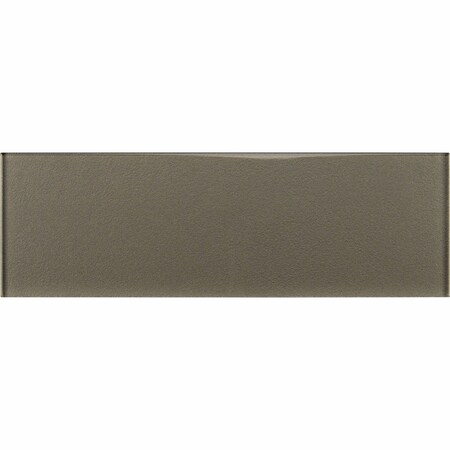 Msi Metallic Gray SAMPLE Glossy Glass Subway Tile ZOR-MD-T-0136-SAM | Zoro