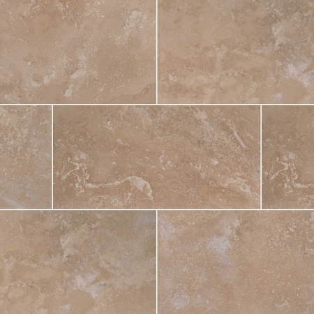 Msi Tuscany Classic 12 In. X 24 In. Honed-Filled Travertine Floor And ...