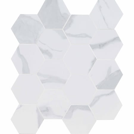 Msi Eden Statuary SAMPLE Hexagon Porcelain Matte Floor And Wall Tile ...