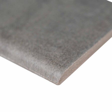 Msi Gridscale Graphite Bullnose SAMPLE Matte Glazed Porcelain Wall Tile ...