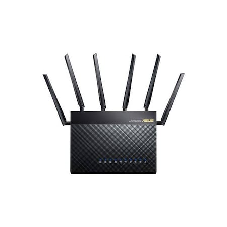 Asus Tri-Band Wireless-AC3200 Gigabit Router RT-AC3200 | Zoro