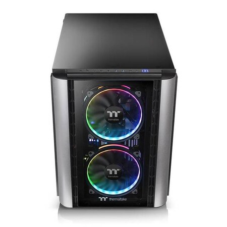 Thermaltake Level 20 XT No Power Supply EATX Cube Case (Black) CA-1L1 ...