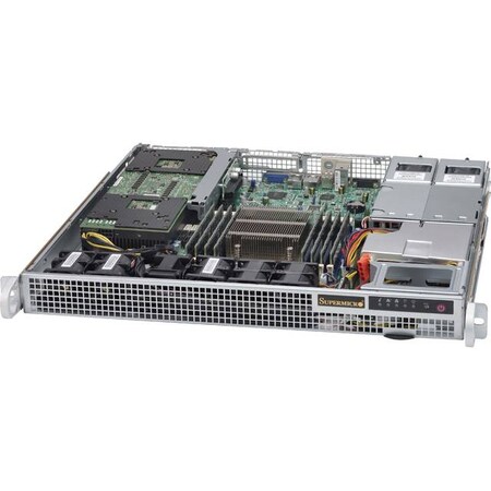 Supermicro SuperChassis 400W 1U Rackmount Server Chassis (Black), CSE ...