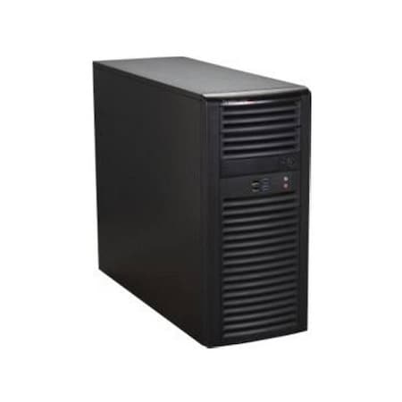 Supermicro SuperChassis 500W Mid-Tower Server Chassis (Black), CSE ...