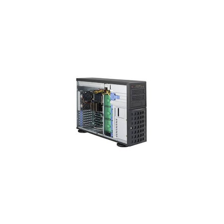 Supermicro 800W 4U Tower/Rackmount Server Chassis (Black), CSE-745TQ ...