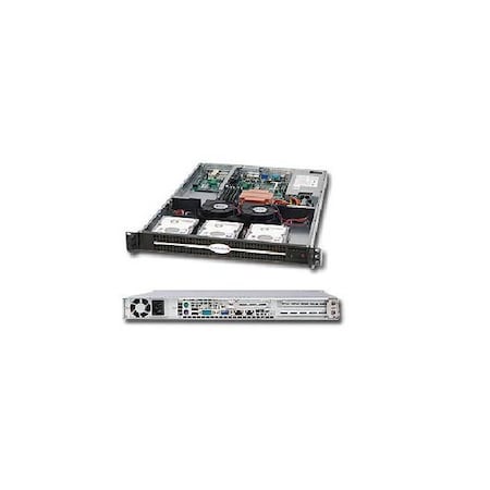 Supermicro SuperChassis 600W 1U Rackmount Server Chassis (Black), CSE ...