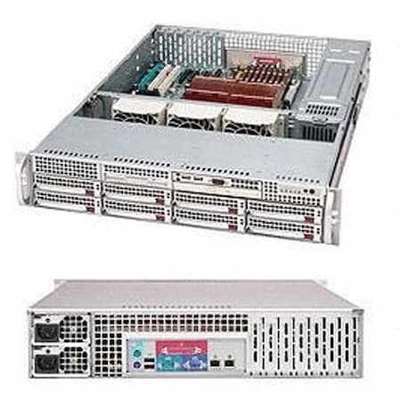 Supermicro 700W 2U Rackmount Server Chassis (Black), CSE-825TQ-R700LPB ...