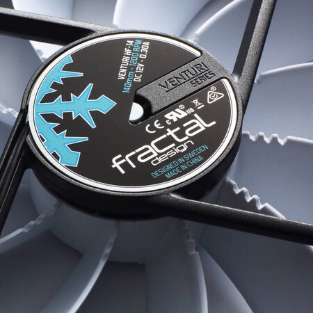 Fractal Design Venturi HF-14 140mm High Airflow Fluid Dynamic Bearing ...