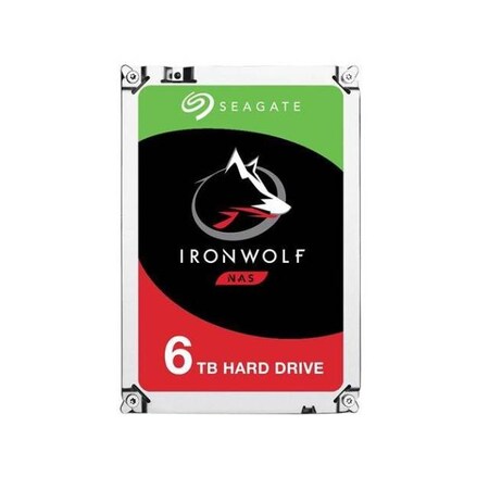 Seagate IronWolf NAS 6TB 7200RPM SATA 6.0 GB/s 256MB Hard Drive (3.5in ...