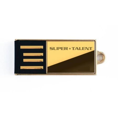 Super Talent Pico-C 32GB Gold Limited Edition USB 2.0 Flash Drive ...