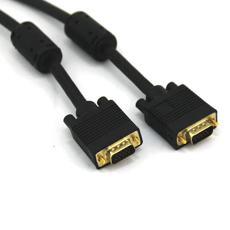 Vcom 100ft VGA Male to VGA Male Cable (Black) CG381D-G-100 | Zoro