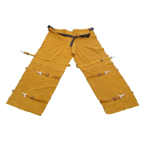 Magid FR Leather Welding Chaps, PR 1041T39BR | Zoro