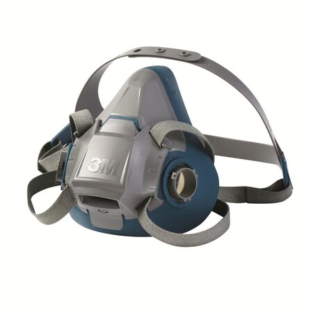 3M Half Facepiece Respirator, Silicone, Bayonet, Size Large ...