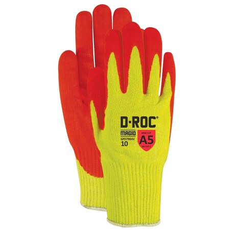 Magid Coated Gloves, Yellow, 6 GPD790HV6 | Zoro