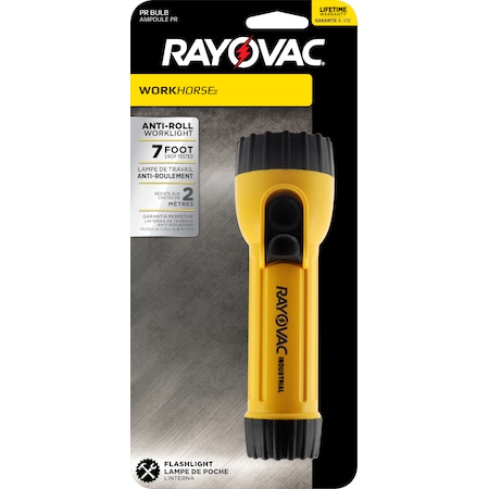 Rayovac Rayovac Workhorse In2 2D Flashlight, D WHH2D-A | Zoro