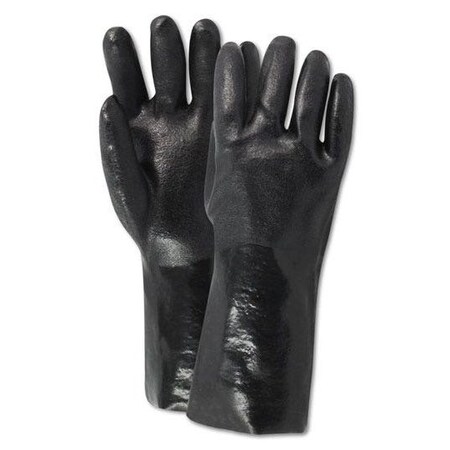 Magid MultiMaster T2070R Black Sand Finish PVC Gloves, 12PK T2084R | Zoro