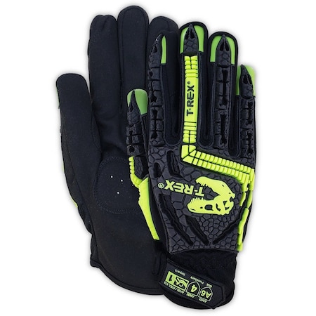 Magid Cut Resistant Gloves, Hi-Viz Yellow, 2XL TRX742XXL | Zoro