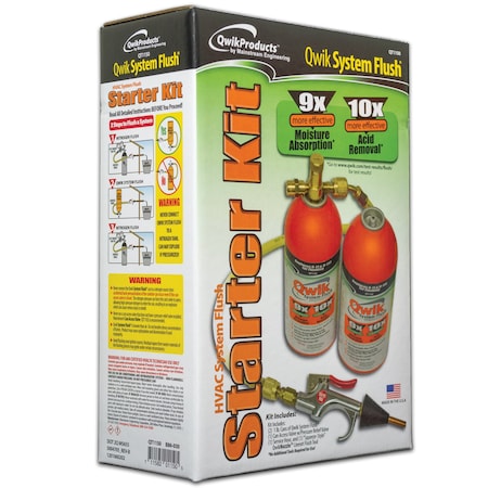 Qwikproducts Qwik System Flush Starter Kit QT1150 | Zoro