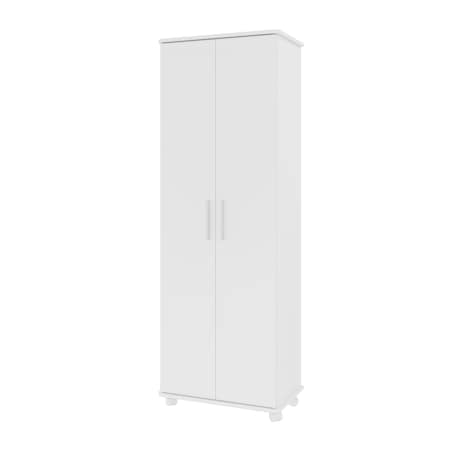 Manhattan Comfort Moble Shoe Closet, 10 Shelves, White 56AMC6 | Zoro