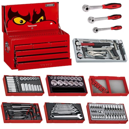 Teng Tools 120 Piece 6 Drawer SAE Series Tool Kit TC806SV-SERIES120SAE ...