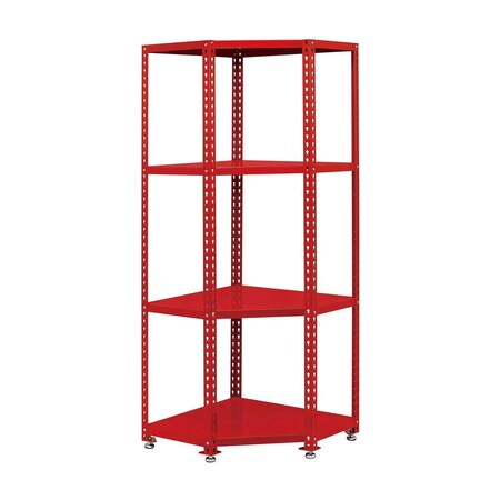 Teng Tools Modular Racking Corner Shelf Unit, Red, 31-1/2 in W x 31 in ...