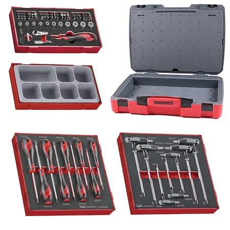 Teng Tools 94 Piece Torx Key, Torx Screwdriver & Bit Foam Kit TC-6T-21 ...