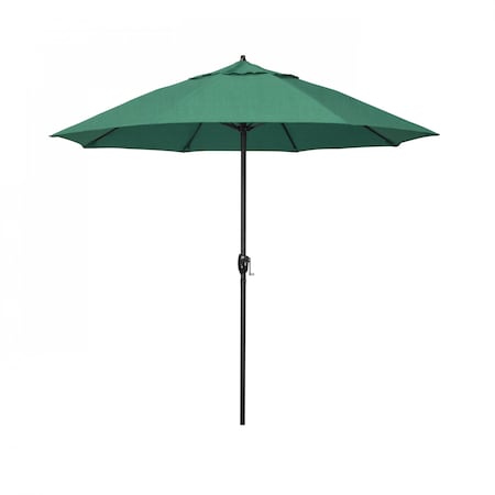 California Umbrella 9' Bronze Aluminum Market Patio Umbrella, Sunbrella ...