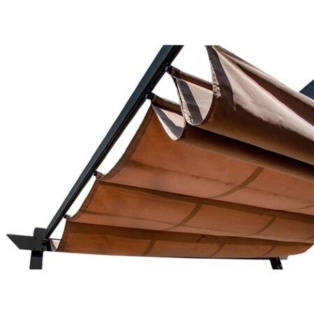 Aleko Pergola Canopy Fabric Replacement - 9 x 9 Feet - Sand PERGFABSAND ...