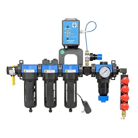 Master Pneumatic BREATHING AIR, MONITOR, BLU 380-4SA446 | Zoro