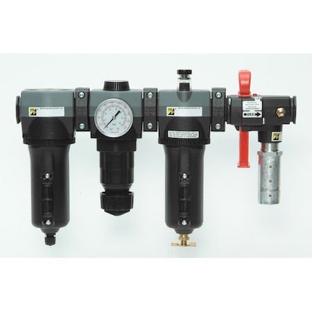 Master Pneumatic MOD AID V-F-R-L 3/4, GAGE AAMV1A1B1A16 | Zoro