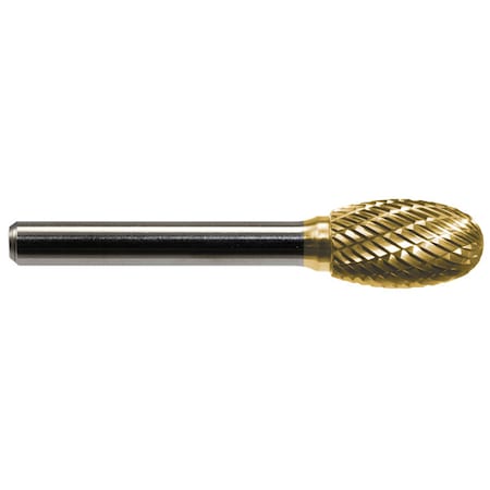 Mastercut Tool 1/4x3/8x1/8x1-3/4 Oval Singlecut, PowerT SE-51SC-2 | Zoro