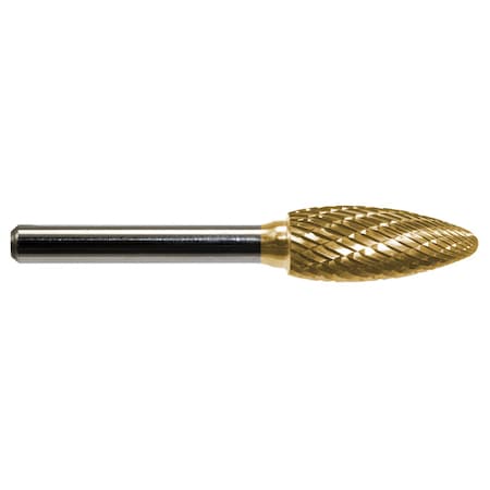 Mastercut Tool 1/8x1/4x1/8x2 Flame Doublecut, PowerT SH-41L2DC-2 | Zoro