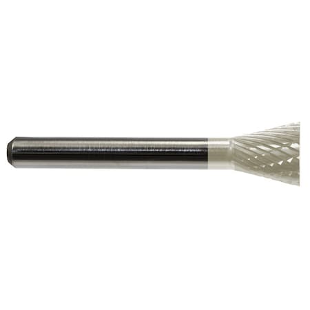 Mastercut Tool 1/2x1/2x1/4x6-1/2 Inverted Cone Shape Doublecut, PowerZ ...
