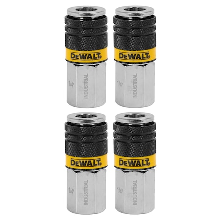 Dewalt INDUSTRIAL FEMALE COUPLERS 4 Pack DXCM036-0228 | Zoro