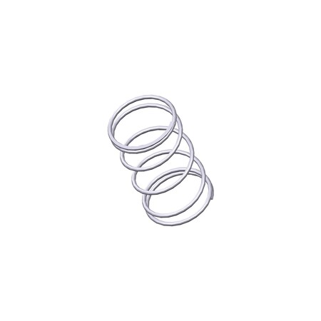 Zoro Approved Supplier Compression Spring, O=1.000, L= 1.75, W= .058 ...