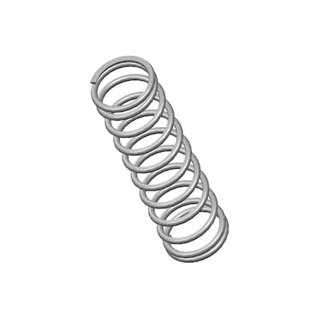 Zoro Approved Supplier Compression Spring, O=1.250, L= 4.50, W= .120 R ...